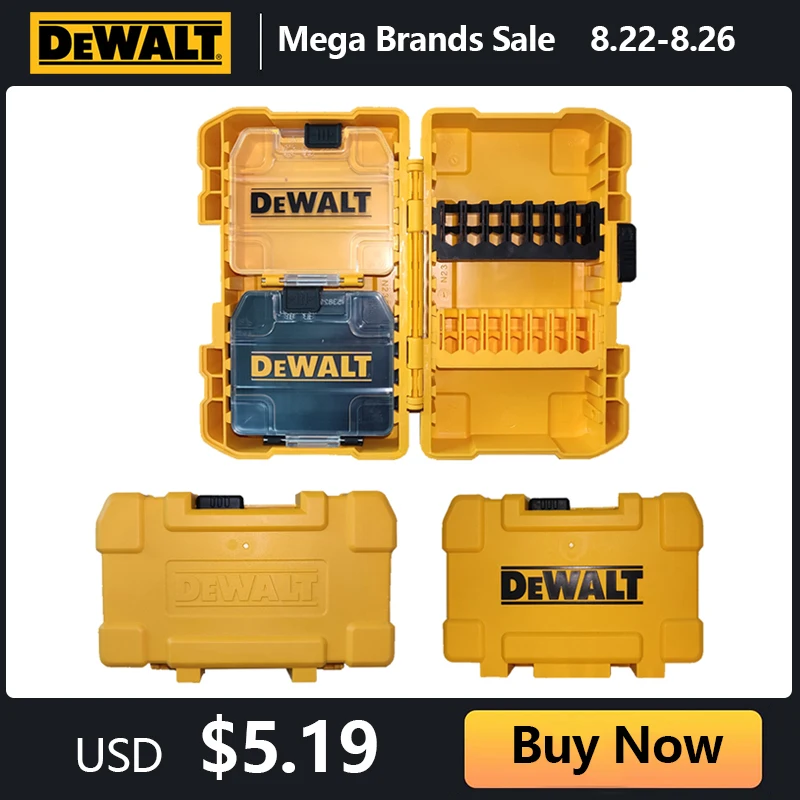 Dewalt Small Medium Size Storage Box Tough Case High Hardness For ...