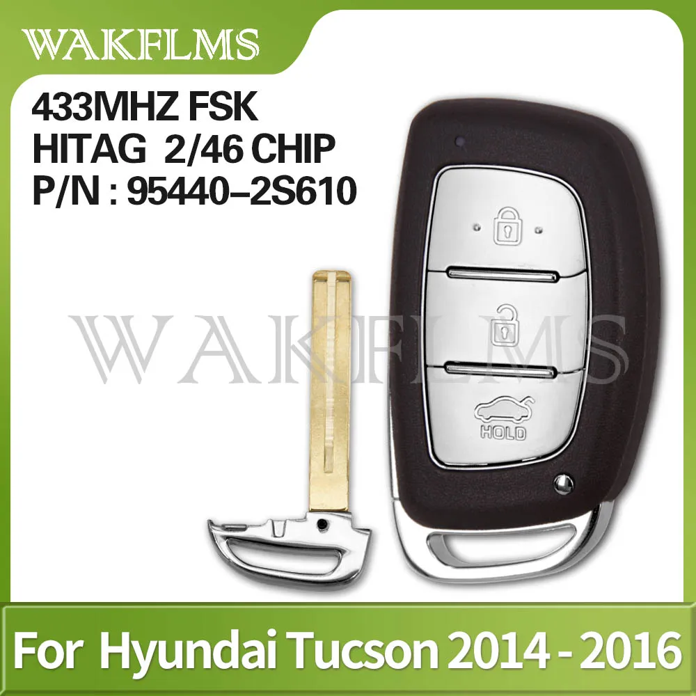 Chave-esperta-do-carro-para-Hyundai-3-Bits-telecontrole-433Mhz-IX35 ...