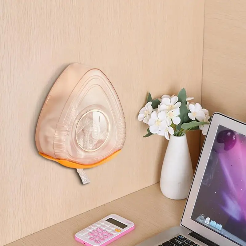 Cling-Bag-Holder-Clingfilm-Storage-Box-Punch-Free-Transparent-Wrap ...