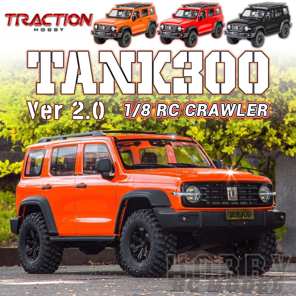 Traction-Hobby-KM-Tank300-V2-4WD-RTR-1-8-Crawler-Cars-Adult-RC-Remote ...