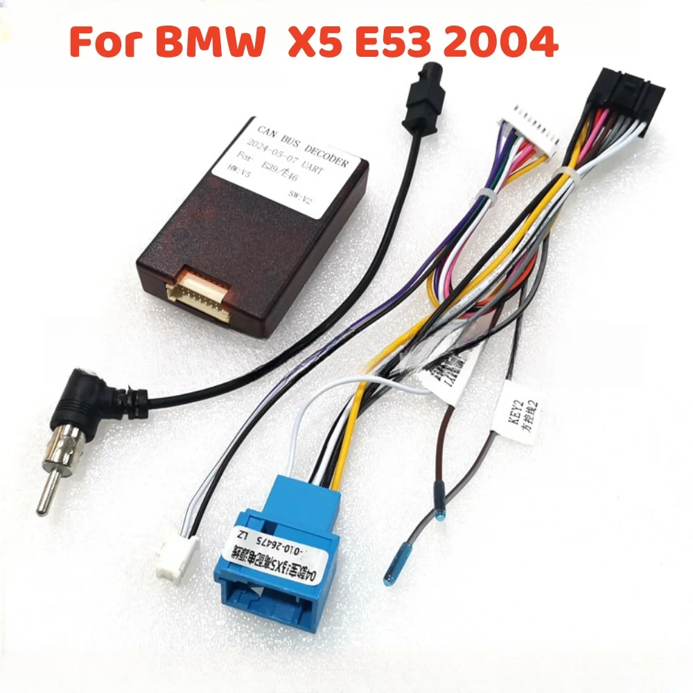 Car-Accessories-Car-radio-Canbus-Box-Decoder-For-2-Din-BMW-X5-Series ...