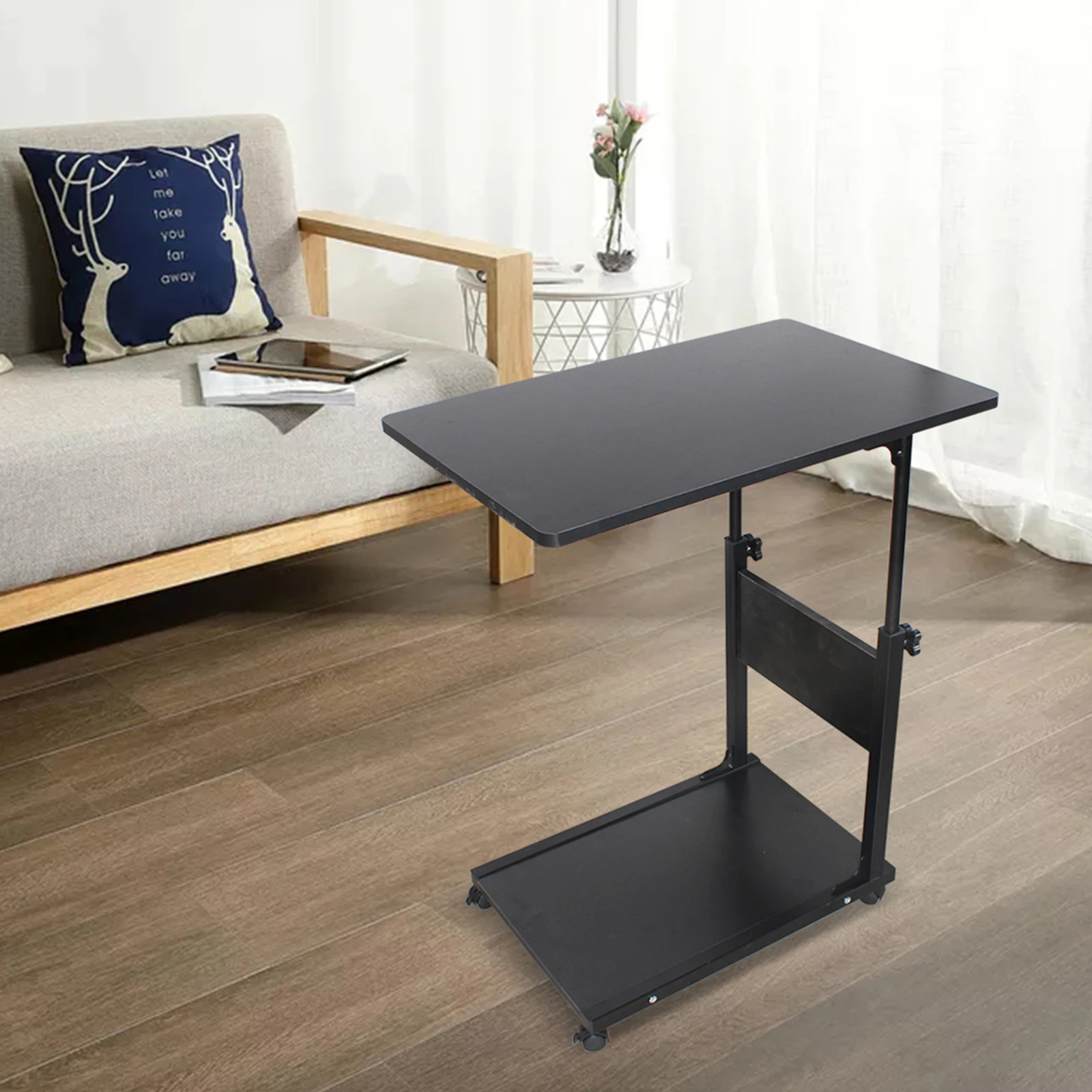 Side-table-Bed-Laptop-Table-Computer-Table-Height-Adjustable-with ...