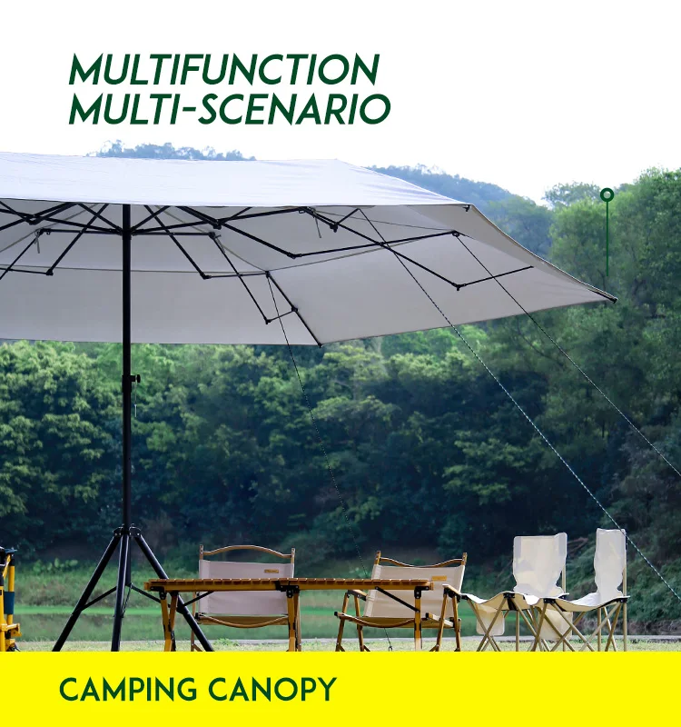 Portable-unfolding-Canopy-Black-rubber-tent-Outdoor-Camping-Tent ...