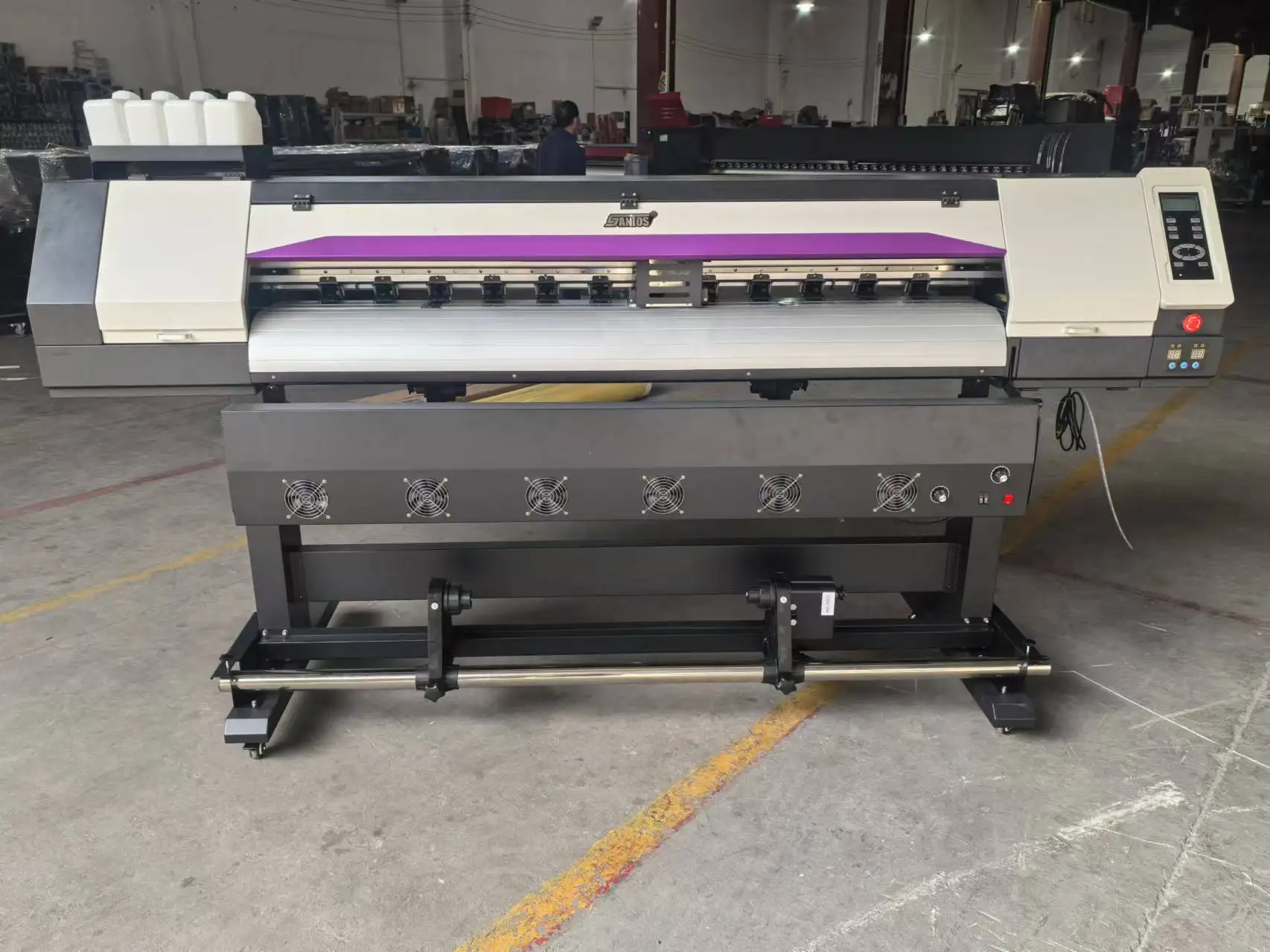 Newest Inkjet Large Format Printing Machine 1.6m 1.8m Eco Solvent ...