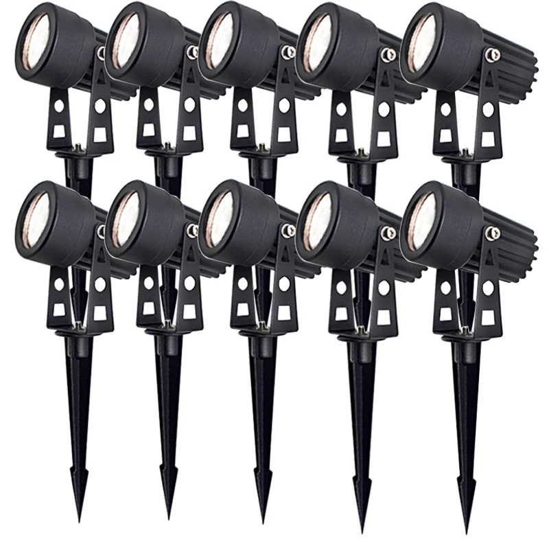 10PCS-Waterproof-spike-Landscape-led-Lawn-light-12V-110V220V-Landscape ...