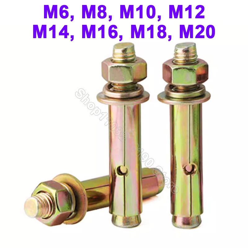 1Pc-External-Built-in-Expansion-Screw-Bolt-Anchor-Color-Zinc-Plated-Fix ...