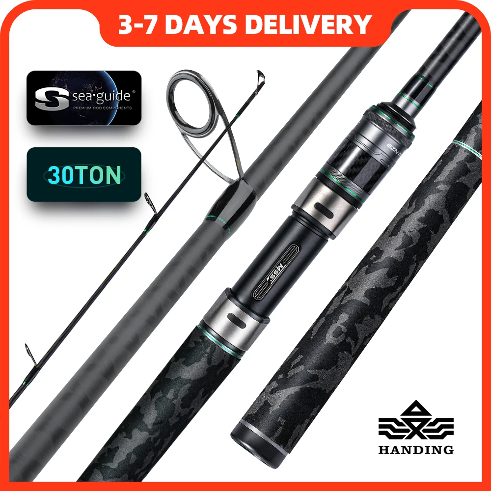 HANDING-SINDOREI-H-XH-XXH-Fishing-Rods-200g-Lure-Weight-Powerful-Pike ...