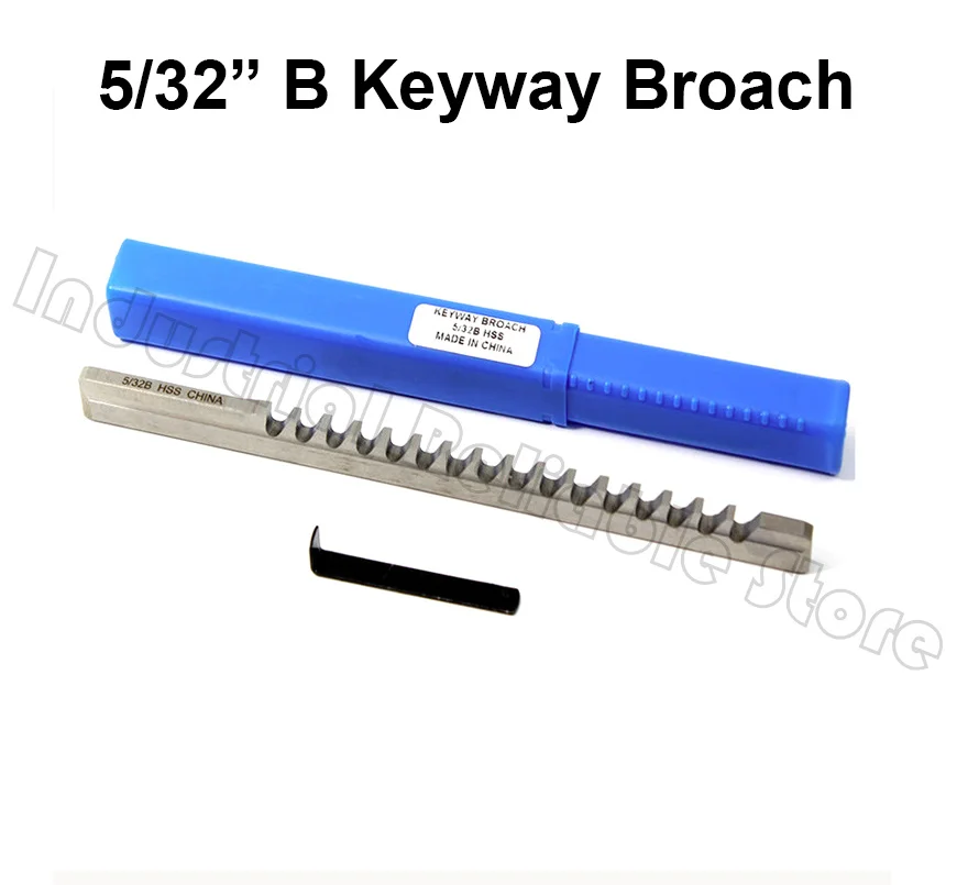 5/32 B Inch Size Push Type Keyway Broach for CNC Broaching machine ...