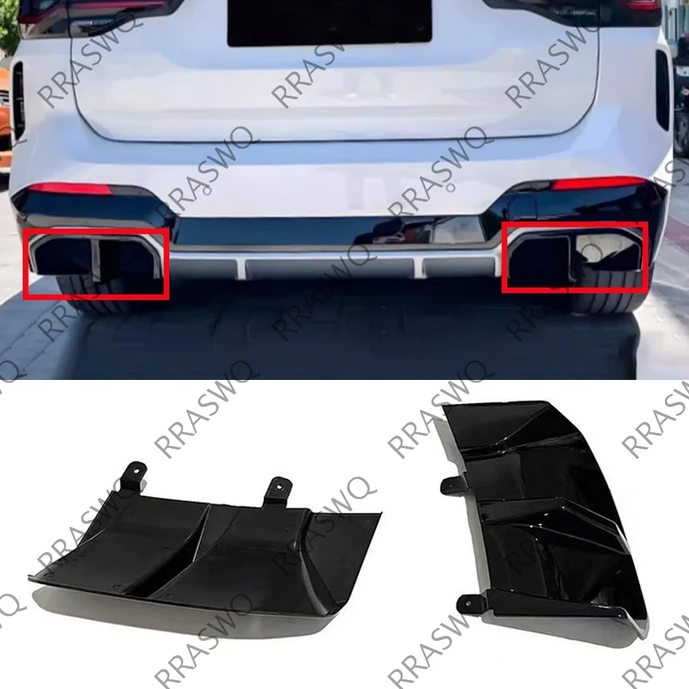 ABS Front Bumper Lip Spoiler Body kit For BMW ix3 G08 M Sport 2021 2022 ...