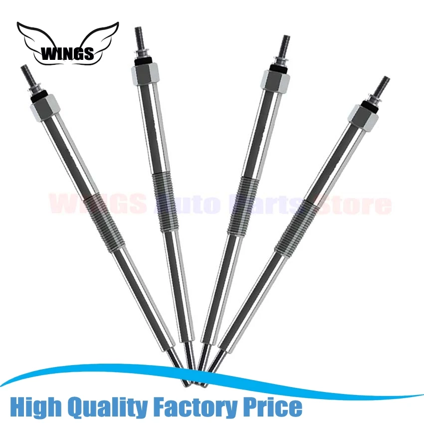 4PCS 19850-30010 19850 30010 Glow Plug For Toyota VIGO Hilux HIACE ...