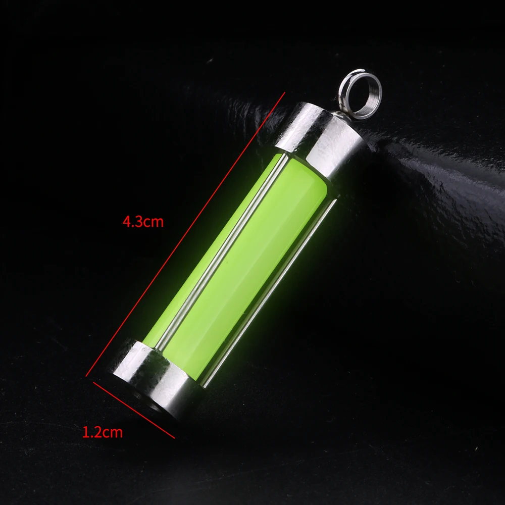 Not-a-Tritium-Tube-Titanium-Steel-Luminous-Tube-Pendant-Edc-Keychain ...