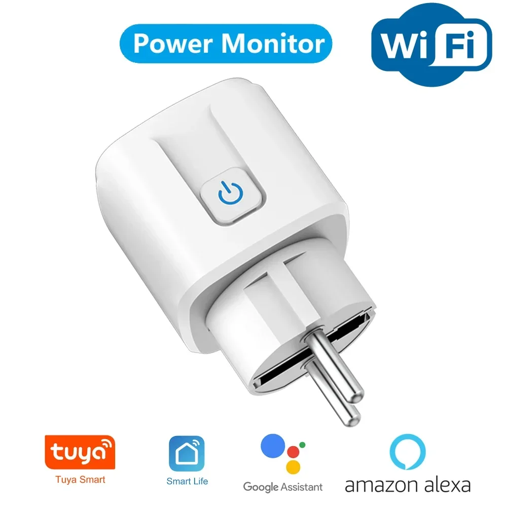 Tuya-WiFi-Smart-Plug-EU-Standard-16A-110V-220V-Smart-Socket-Power ...