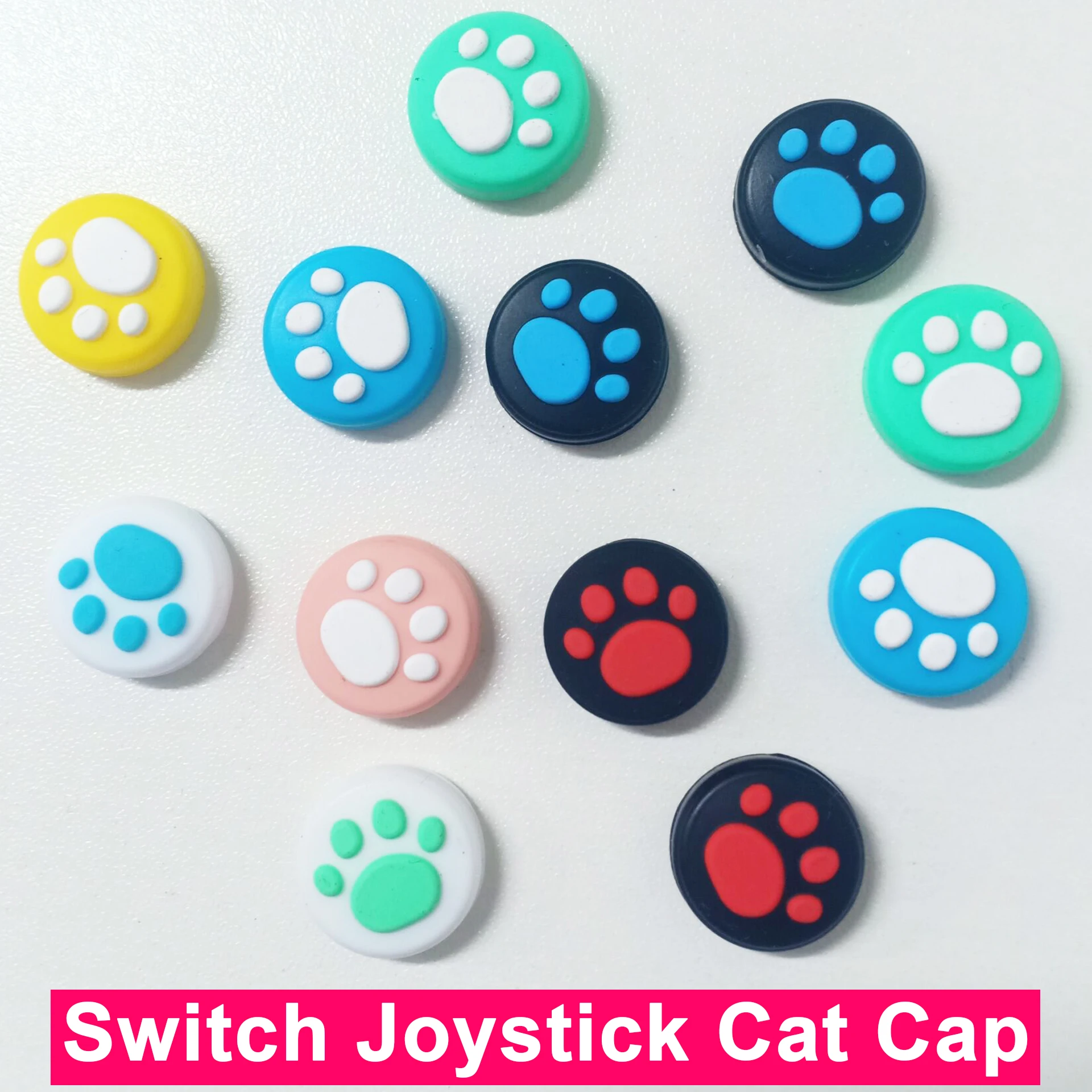 Cat-Paw-Silicone-Joystick-Cap-for-Nintendo-Game-Grip-Controller-Cap ...