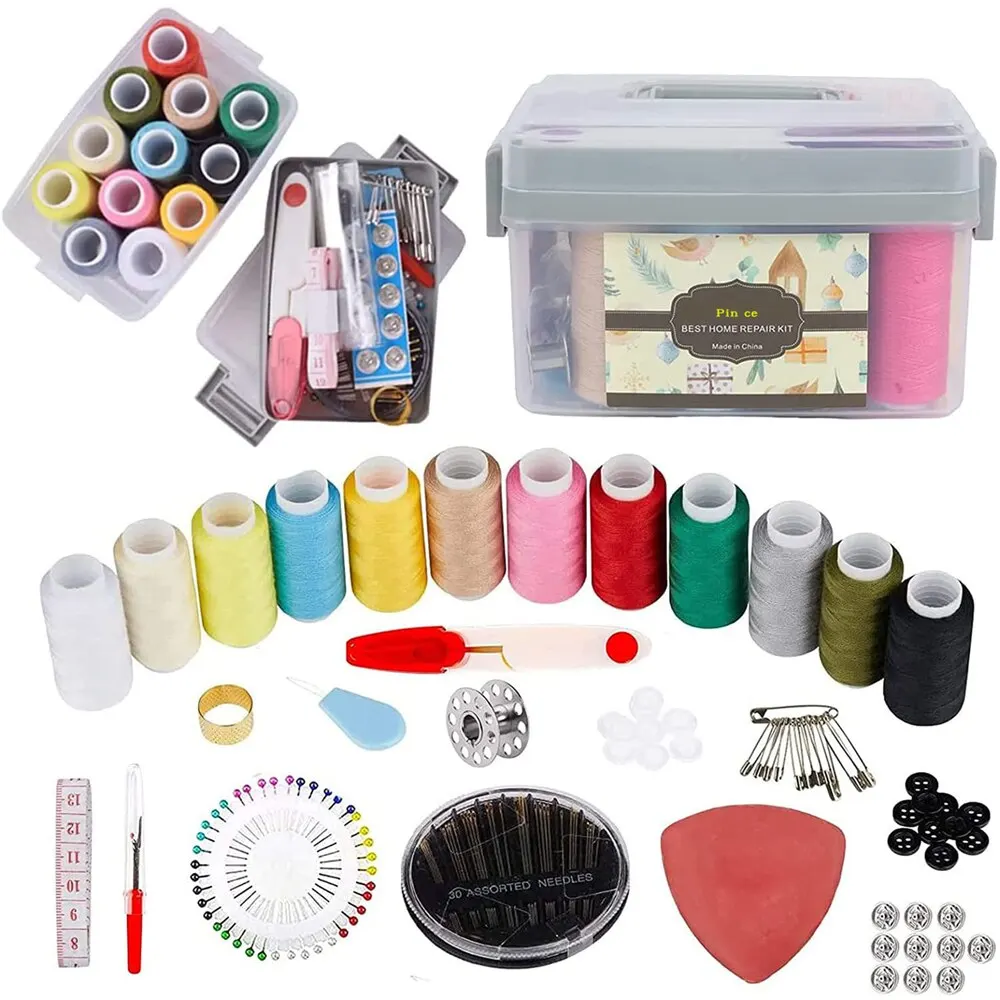 130pcs-Portable-Sewing-Kit-Set-Premium-Sewing-Supplies-for-Beginner ...