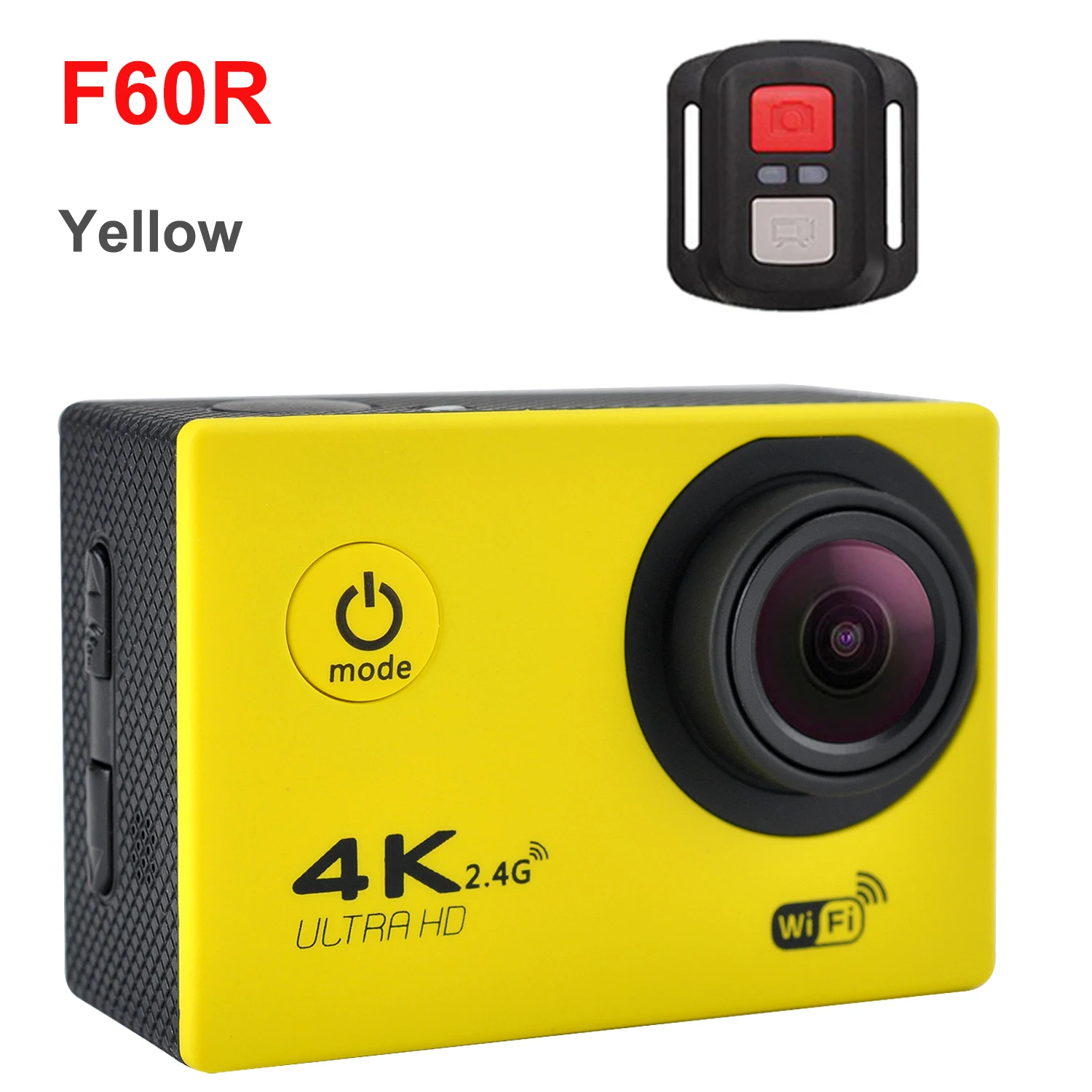 Étalon-or-Mini Caméra d'Action 4K Ultra HD, Caméscope WiFi avec ...