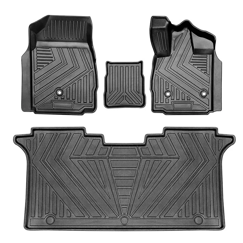 For-Toyota-Alphard-30-Series-Car-Floor-Mats-TPE-Waterproof-Floor-Liner ...
