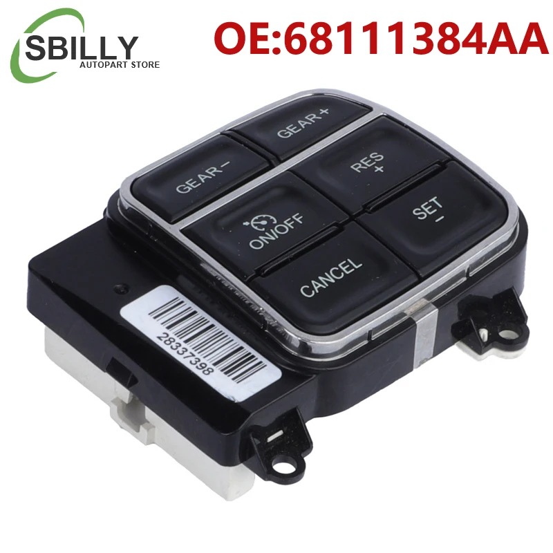 Car 68111384AA Cruise Multifunction Steering Wheel Switch for Dodge Ram ...
