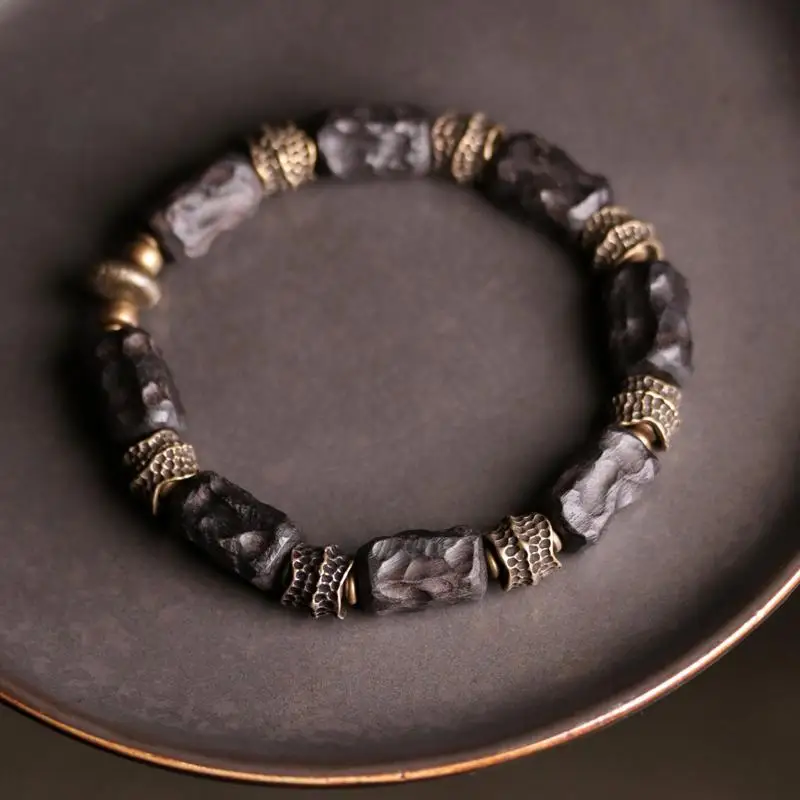 Quwei-Flower-Original-Vintage-Handmade-Texture-Ebony-Bracelet-Women ...
