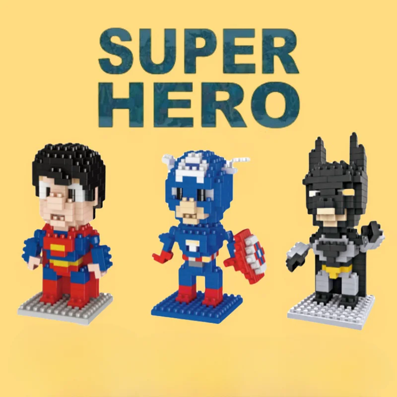 11-styles-Superhero-Building-blocks-LNO-016-LNO-021-Anime-Figures-High ...