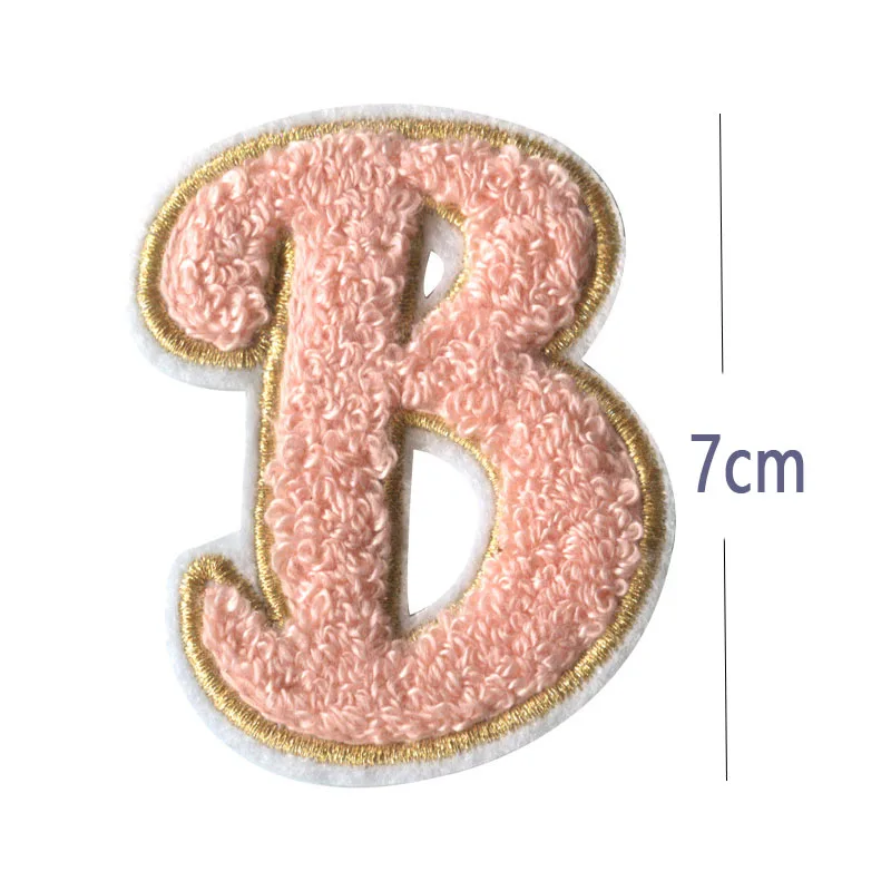 The Letter B In Pink Glitter