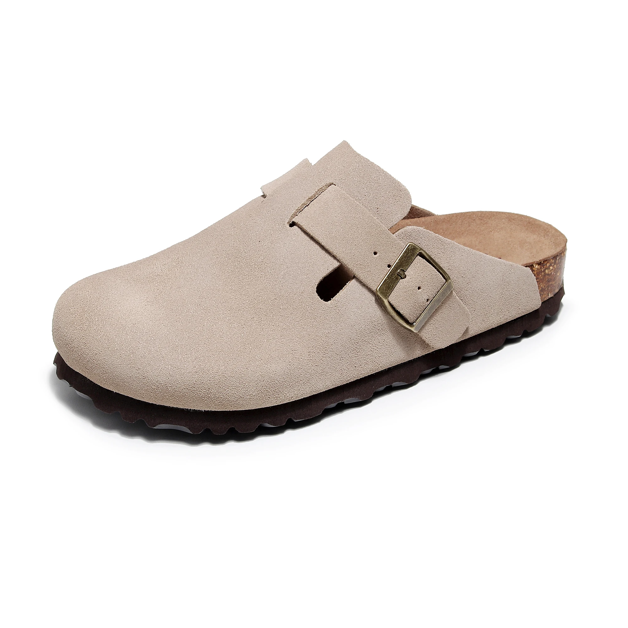Men-Solid-Color-Casual-Mules-Buckle-Band-Platform-Soft-Sole-Closed-Toe ...