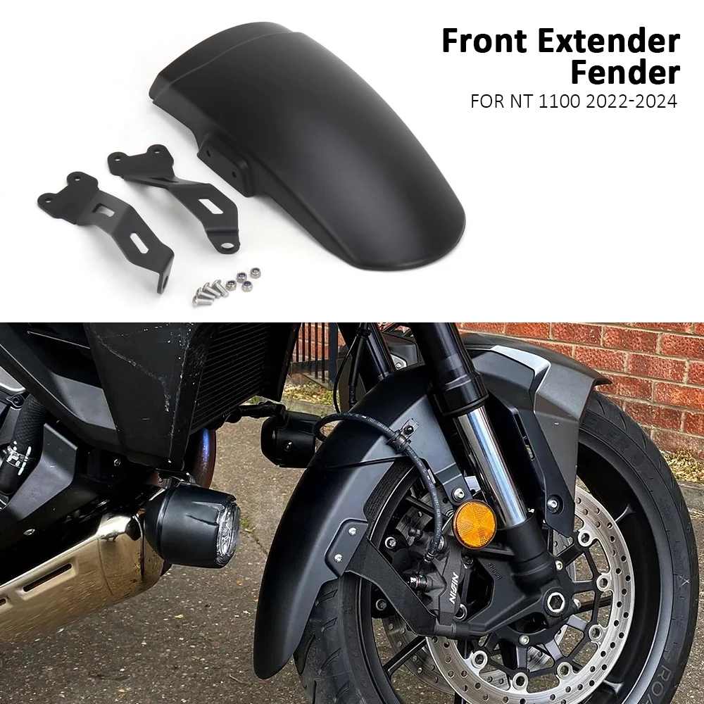 Motorcycle-Accessories-For-Honda-NT-1100-NT1100-Black-Mudguards-Plastic ...