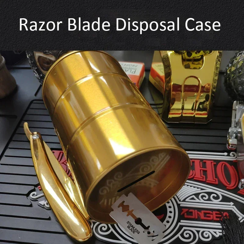 Barbershop-Blade-Disposal-Case-Safe-Storage-Bank-Razor-Blade-Container ...