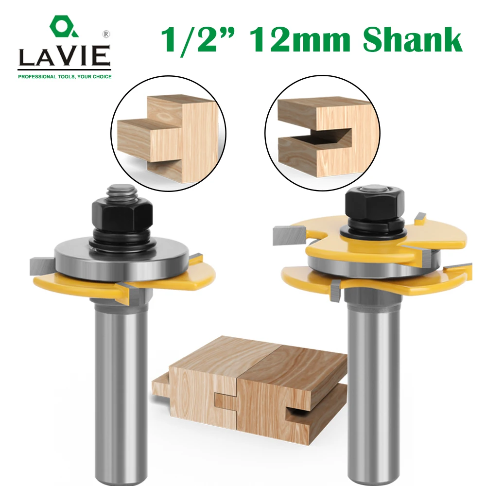 LAVIE-12mm-1-2-shank-3-Tooth-T-Tenon-Type-Combine-Knife-Floor-Knives ...