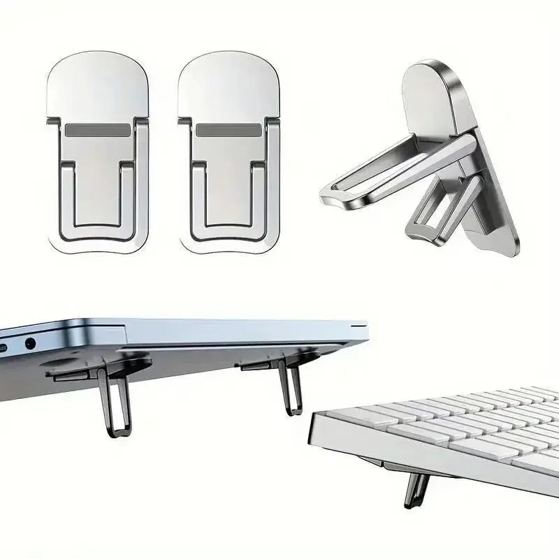 Adjustable Folding Laptop Stand Mini Legs Ultra-thin Portable Support ...