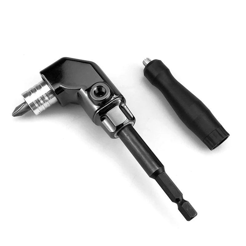 Self-Locking 90 Degree Right Angle Screwdriver Holder Drive Bit Angle ...