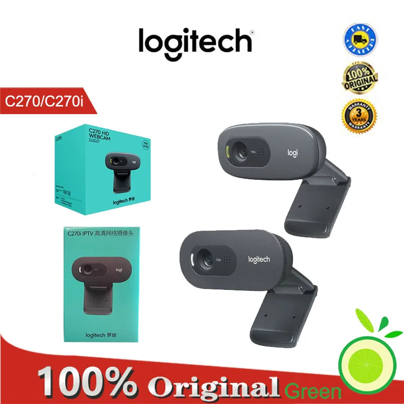 C-mera-da-web-do-computador-de-logitech-c270-c270i-webcam-de-v-deo-hd ...