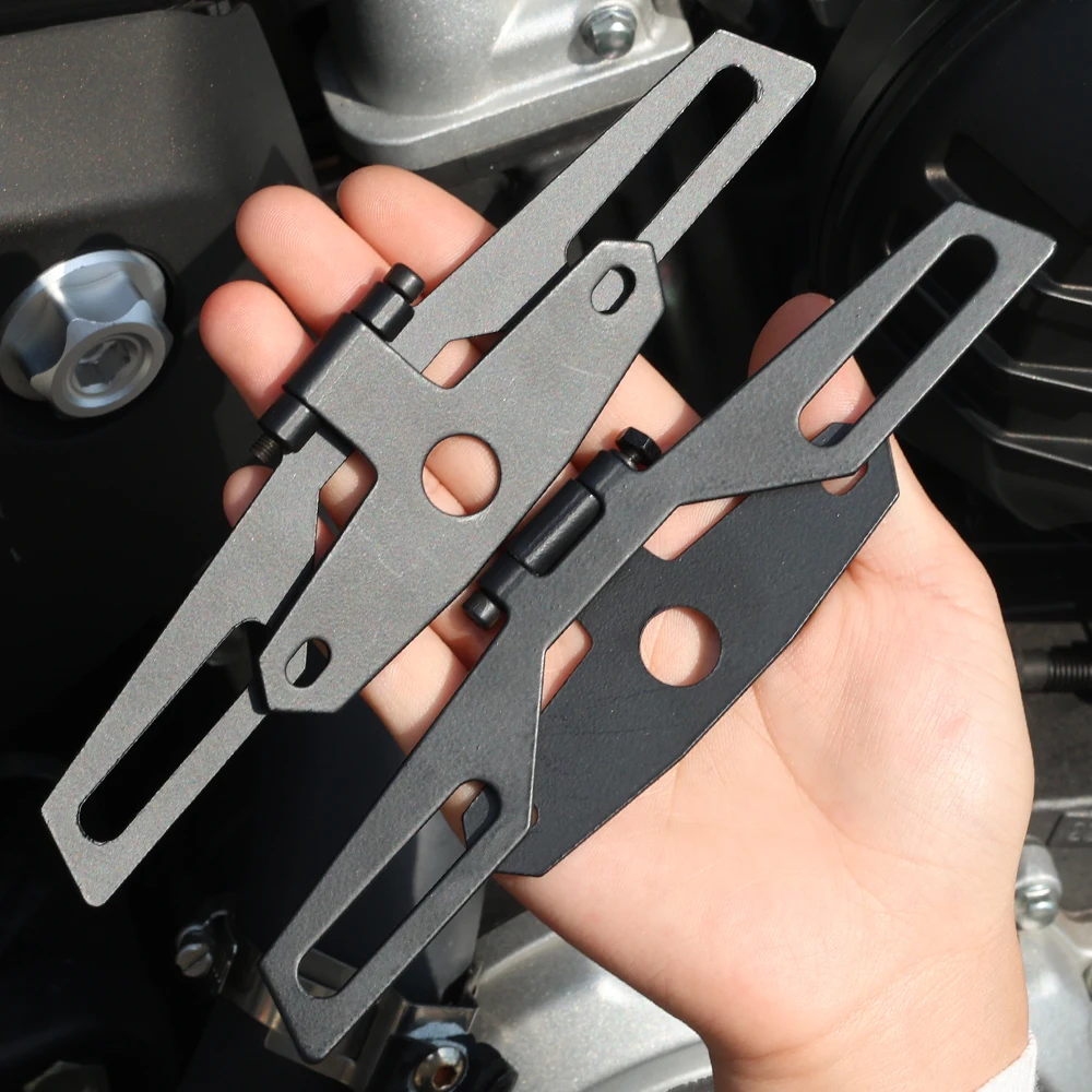 Adjustable-Motorcycle-Tail-Light-Holder-Universal-License-Plate-Mount ...