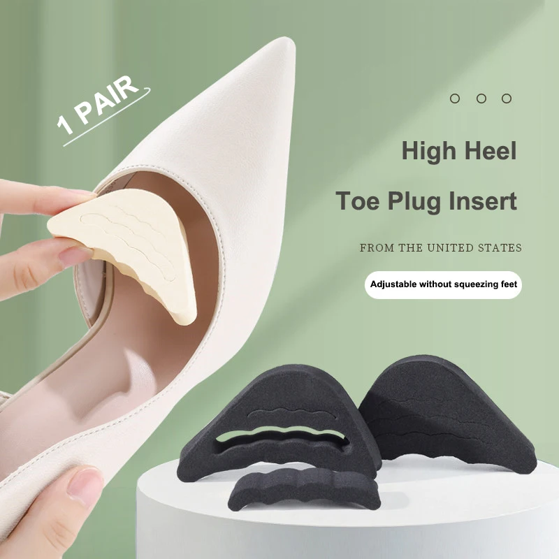 High Heel Toe Plug Insert For Women Forefoot Insert Pad Shoe Big Shoes ...
