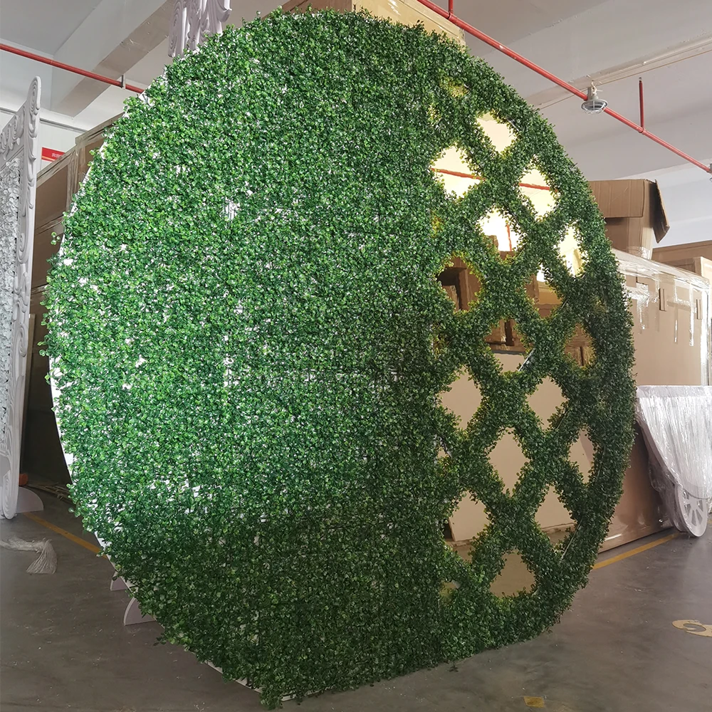 2022 Hot Sale Decor Panel Dia Wedding Grass Backdrop For Wedding ...