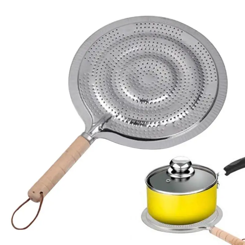 Stove-Top-Heat-Plate-Iron-Heat-Diffusers-For-Electric-Stoves-21cm-Wood ...