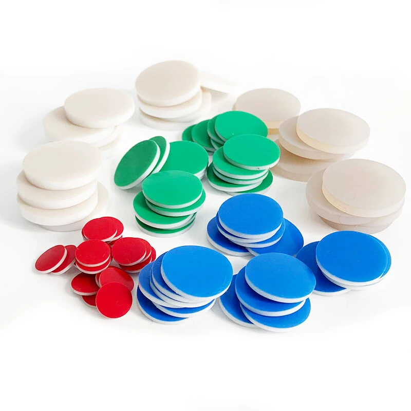 100pcs 8mm*1.5mm 9mm 11mm White PTFE red Silicone septa septum for 2ml ...