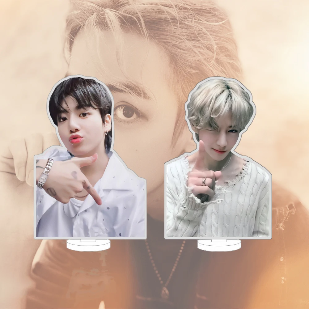 8CM Acrylic Kpop Stray Kids Standee Album LAYOVERS GOLDENS ATEEZ ...