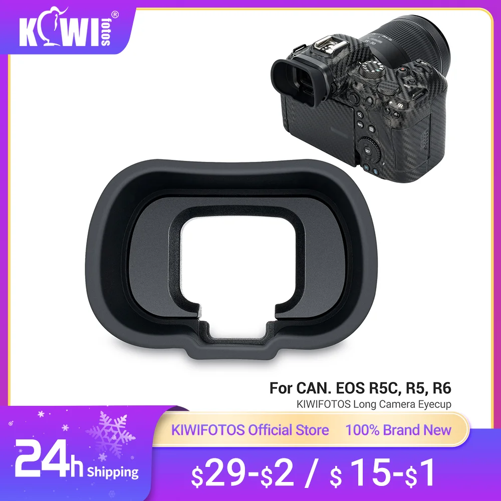 Soft Eyecup Eyepiece Viewfinder Eye Cup for Canon EOS R5 R5C R6 R6 Mark II Eyecup Mirrorless ...