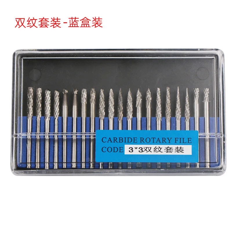 3mm-1-8-Shank-Tungsten-Carbide-Milling-Cutter-Rotary-Burr-Set-Tools-Cut ...