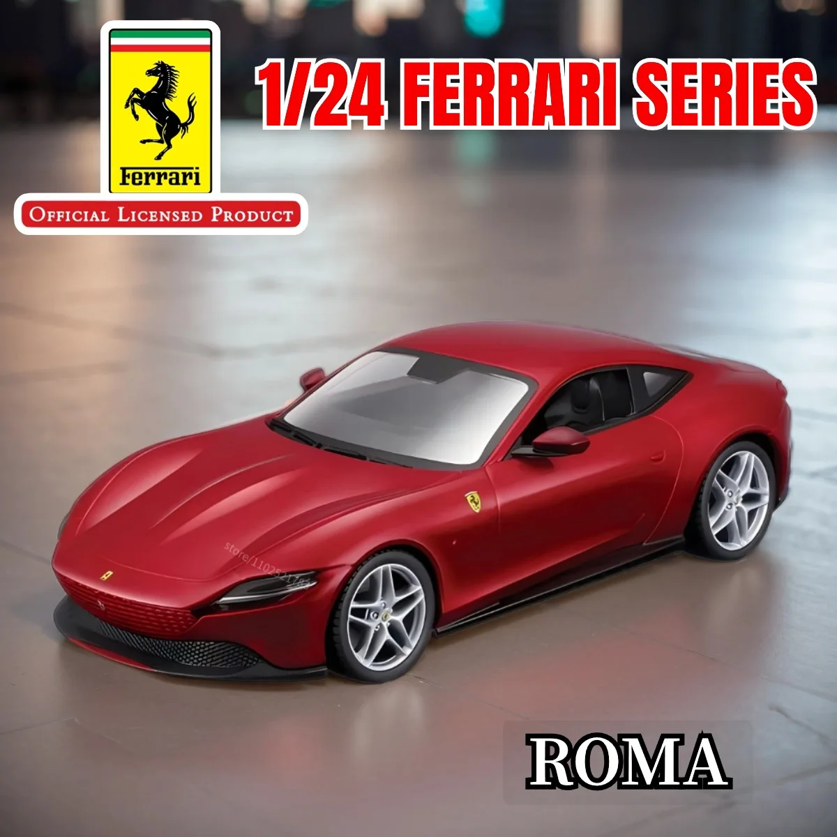 Bburago-1-24-Ferrari-Replica-Car-Model-Scale-458-488-Laferrari-Enzo ...