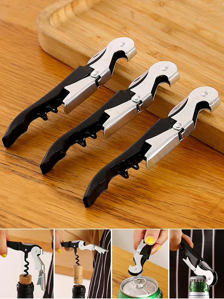 Stainless Steel Wine Corkscrew Wine Corkscrew Multi-Functional Home Use ...