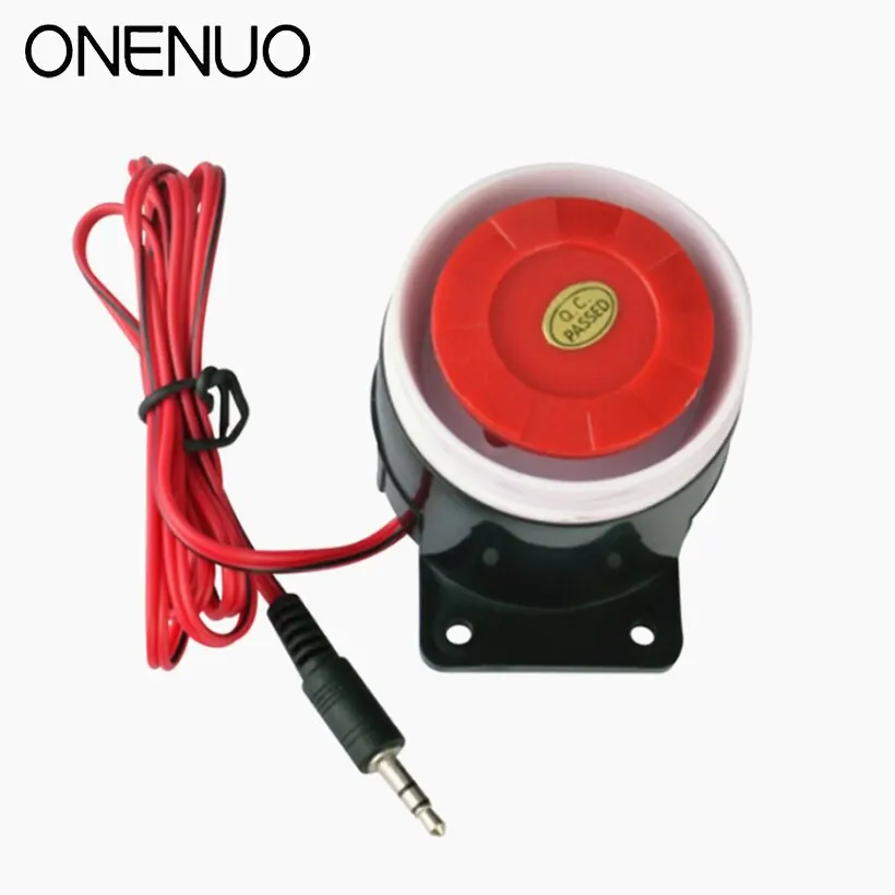 DC-12V-Wired-Mini-Horn-Siren-Home-Security-Sound-Alarm-System-105dB ...