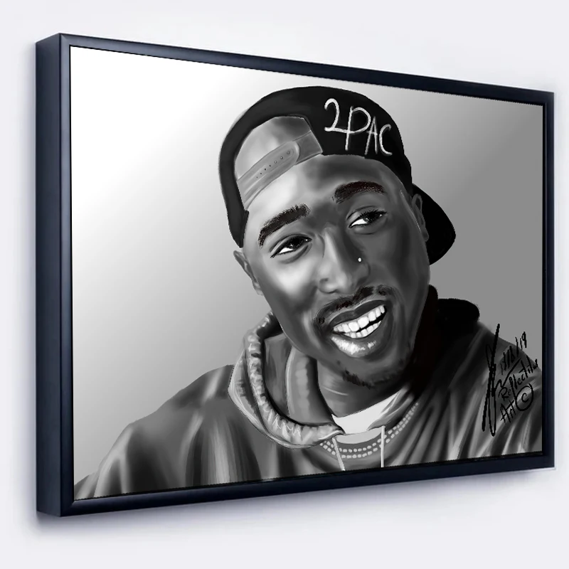2pac Drawing Black And White