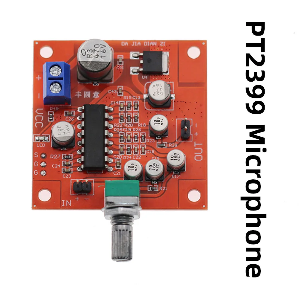 PT2399 Microphone Reverb Plate Reverberation Board No Preamplifier ...