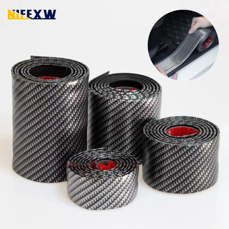 Car-Stickers-Door-Edge-Protector-Universal-Car-Door-Sill-Sticker-Carbon ...