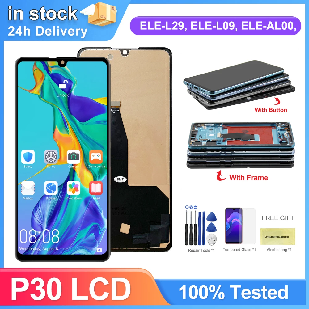 6-1-Display-Screen-for-Huawei-P30-ELE-L29-L09-L04-Lcd-Display-Touch ...
