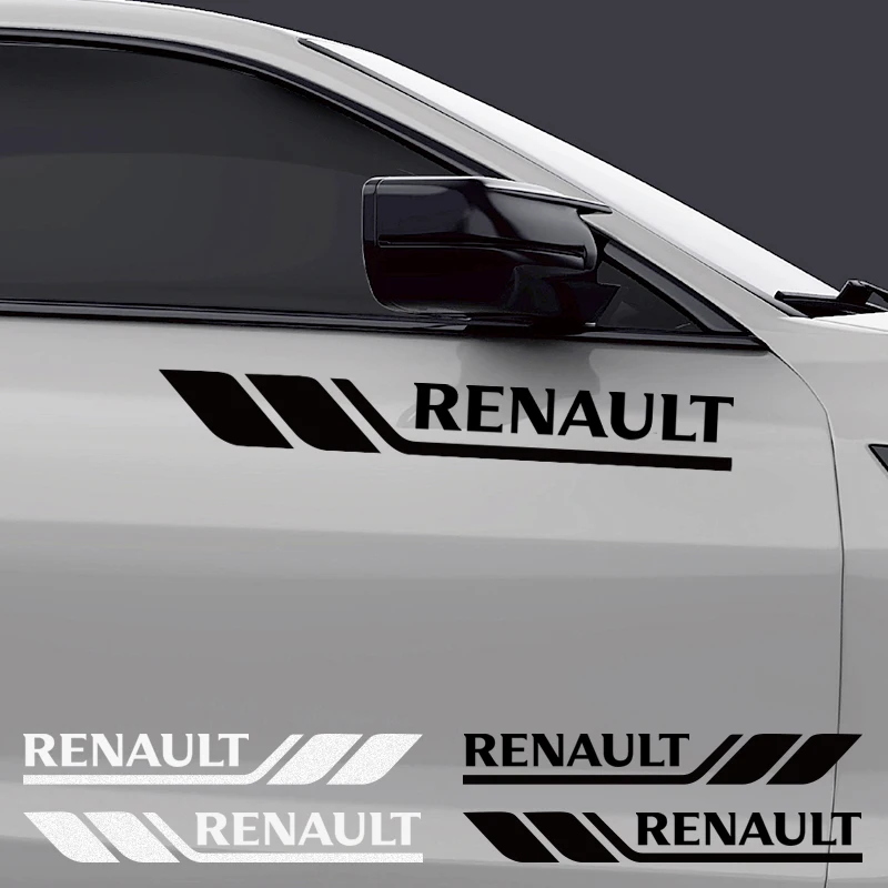 Carro-Side-Stripe-Corrida-Etiqueta-DIY-Vinyl-Saia-Decalque-Renault ...