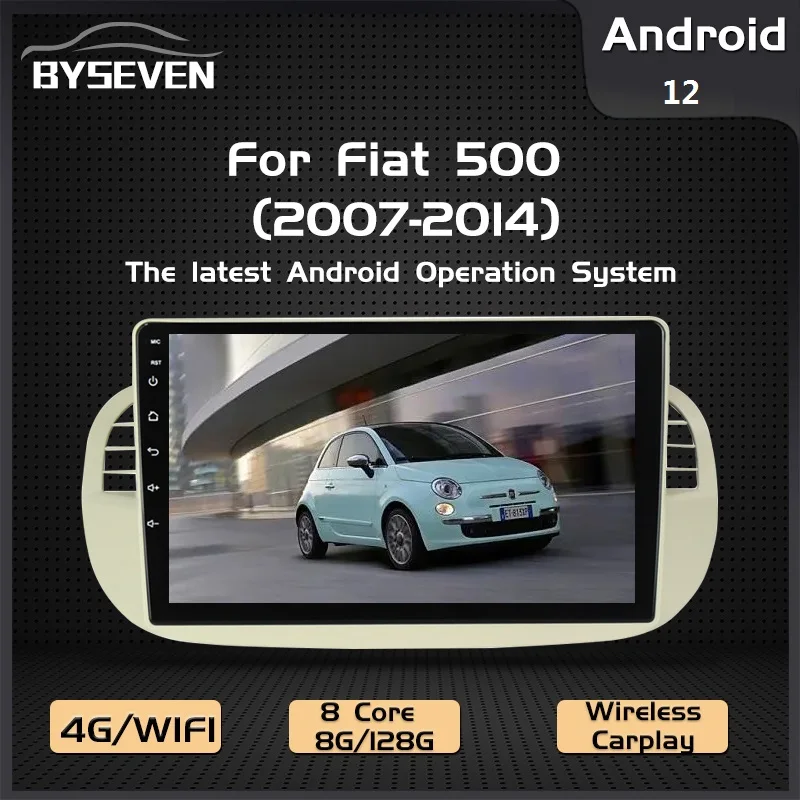 Android-12-Auto-Radio-For-FIAT-500-2007-2015-Car-Multimedia-Player-GPS ...