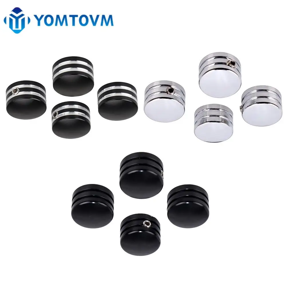 Motorcycle-Spark-Plug-Head-Bolt-Cap-Cover-Black-Chrome-For-Harley-Twin ...