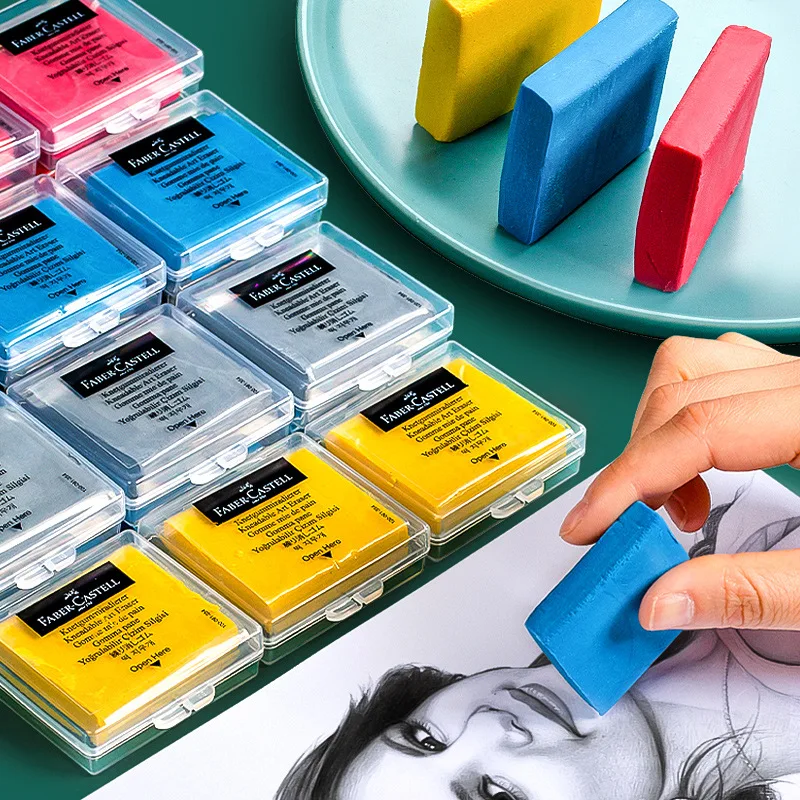 Faber-Castell-Colored-Kneaded-Art-Eraser-Soft-Durable-Sketch-Putty ...